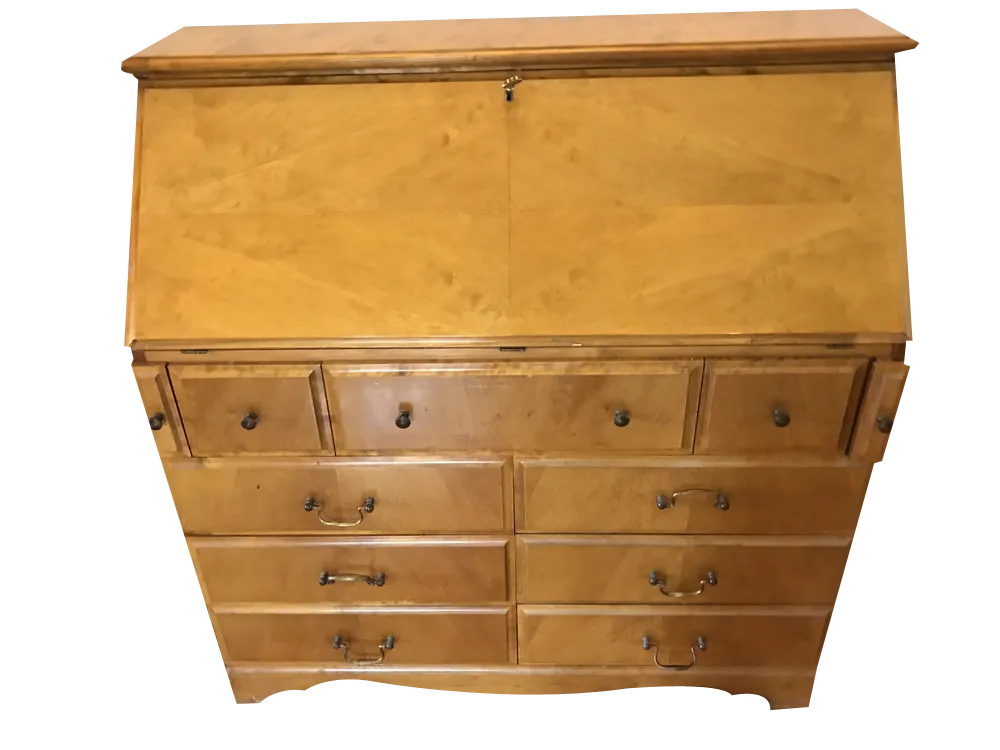 20th Century Birch Secretary from Cepelia, 1987 | Chairish