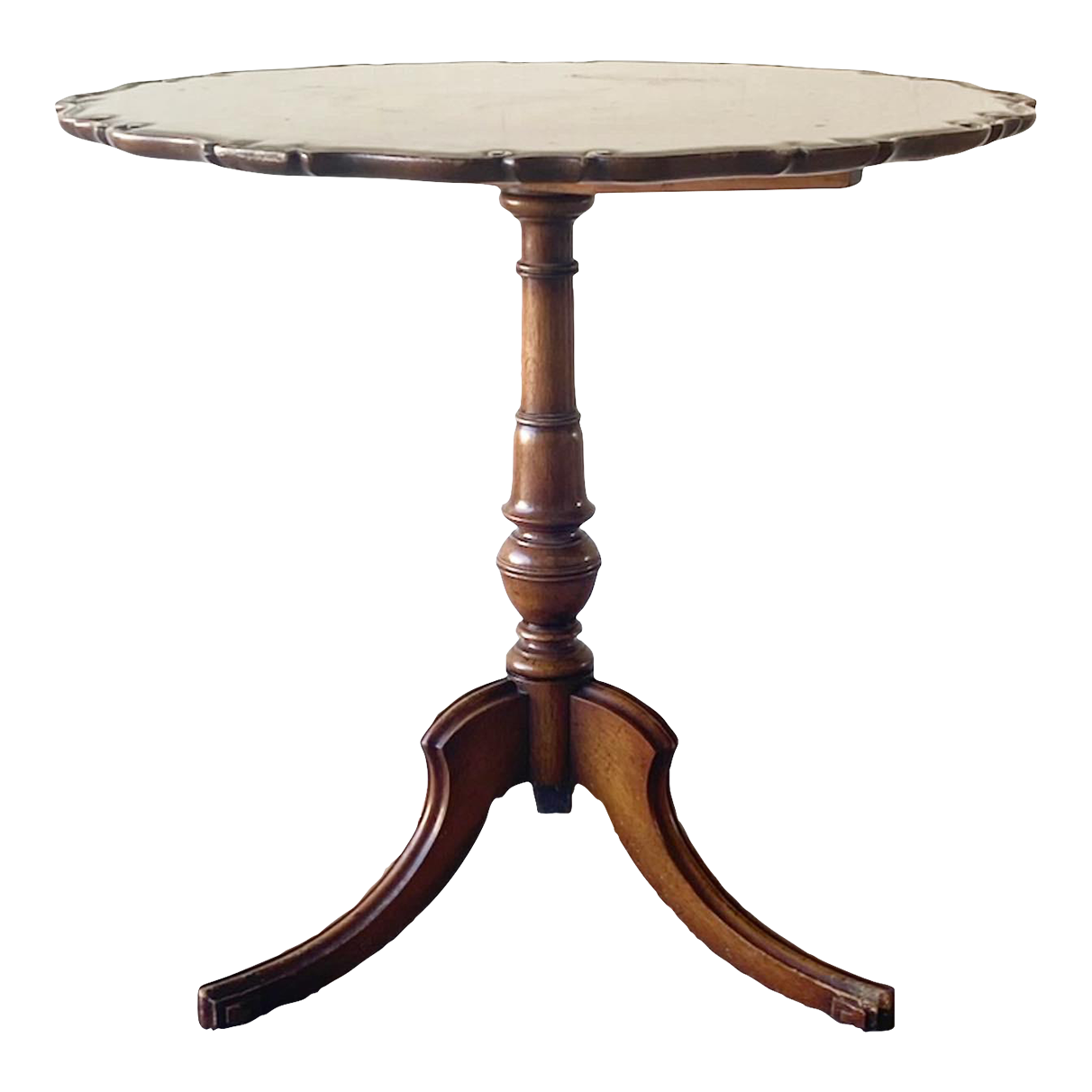 Antique English Pie Crust Table | Chairish