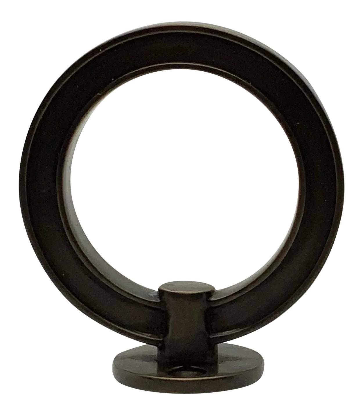 Hickory Chair Large Ring Pull in Dark Bronze | Chairish