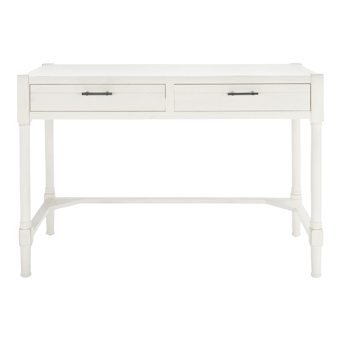 Filbert Writing Desk - Distressed White | Chairish