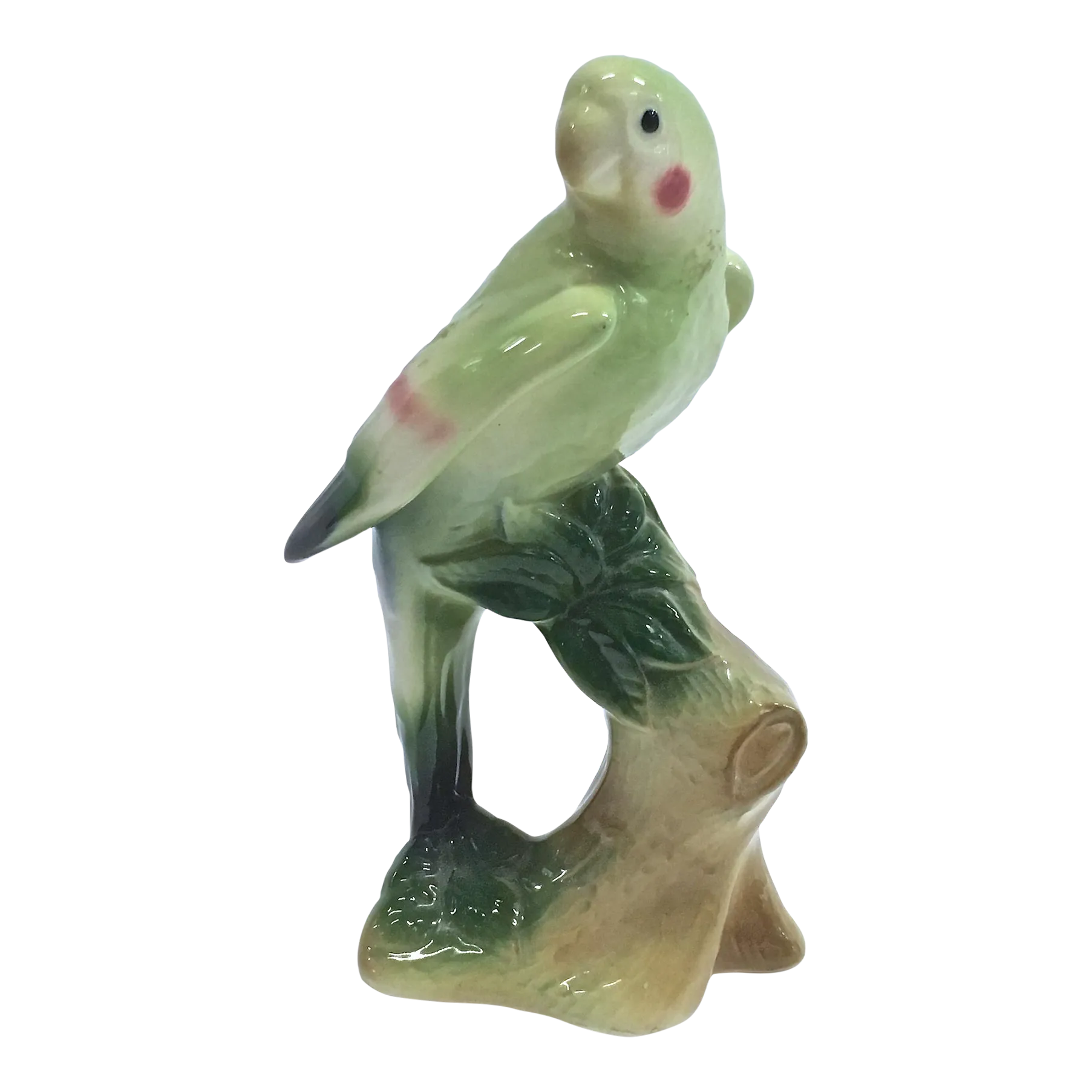 Vintage Ceramic Parrot Sculpture | Chairish
