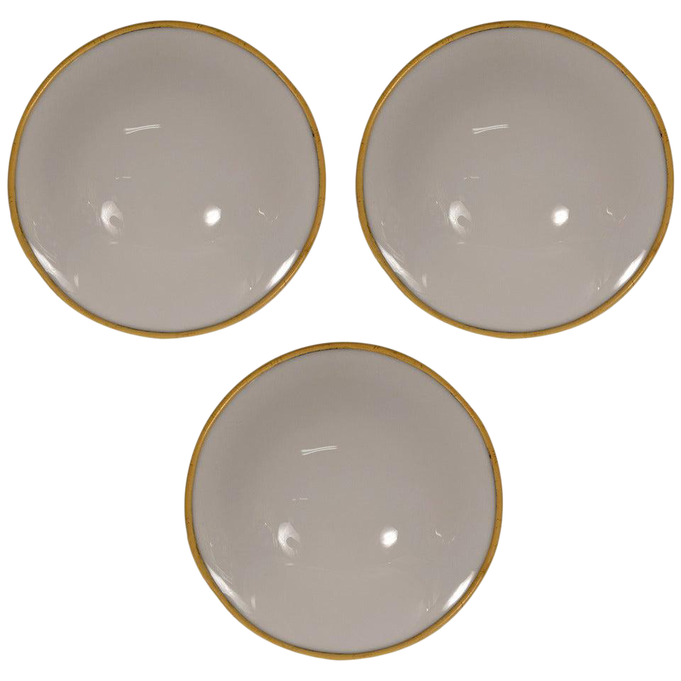 Set of Three Wall Mount Disk Fixtures | Chairish