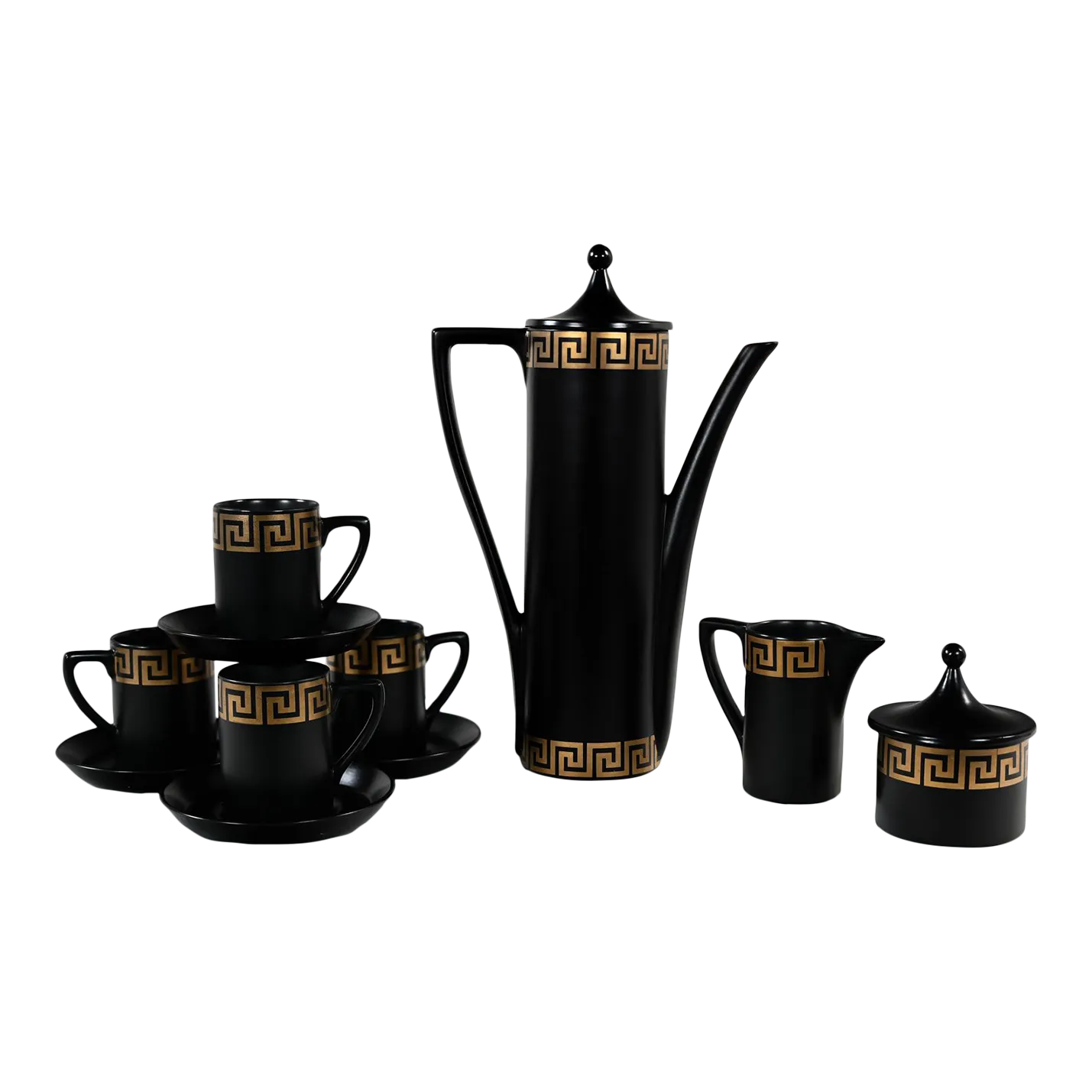 1960-1970’s MCM to Modern Portmeirion Pottery Greek Key Espresso Coffee ...
