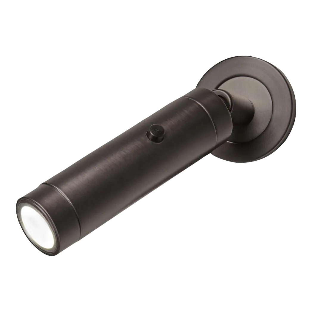 Black Bronze Led Focus Reading Light | Chairish