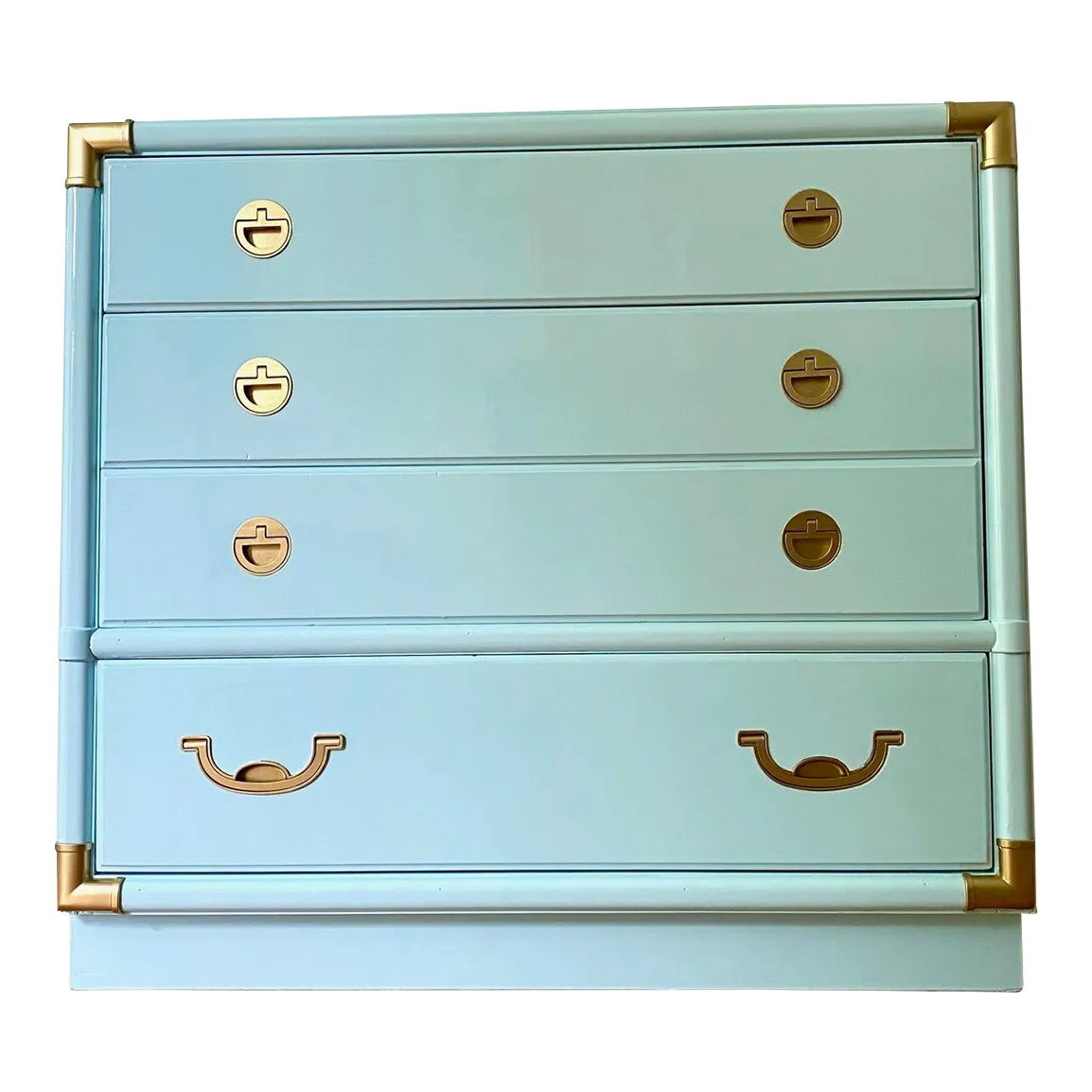 Drexel Accolade High Gloss Lacquered Chest | Chairish