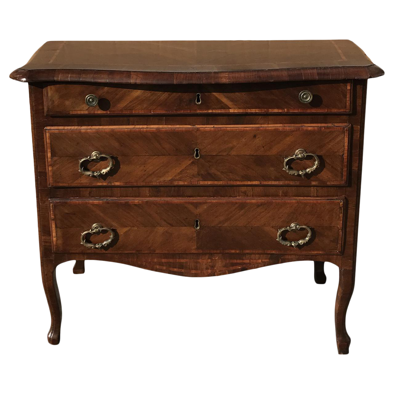 Early 19th C. Italian Inlaid Commode | Chairish