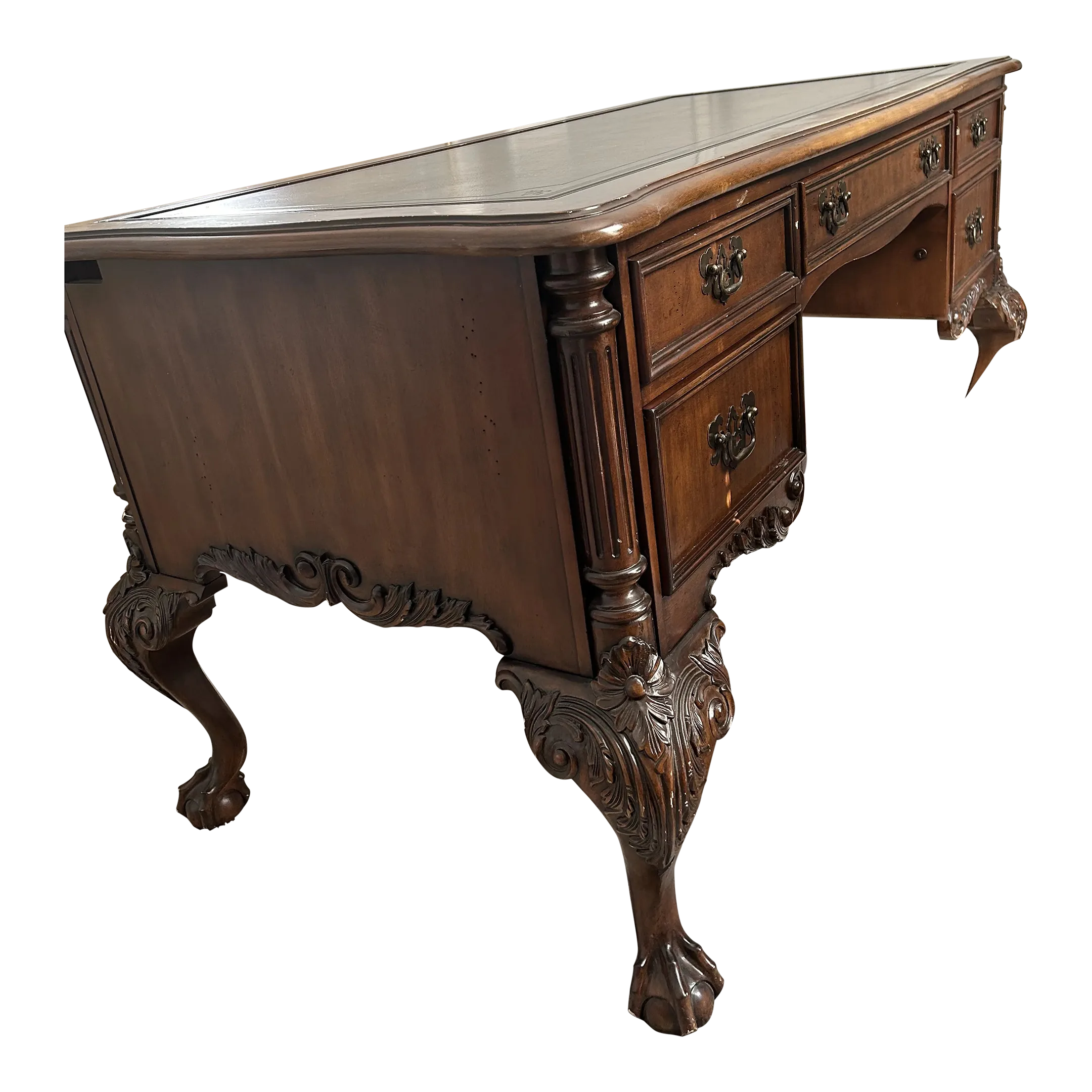 Sligh Ball & Claw Desk | Chairish