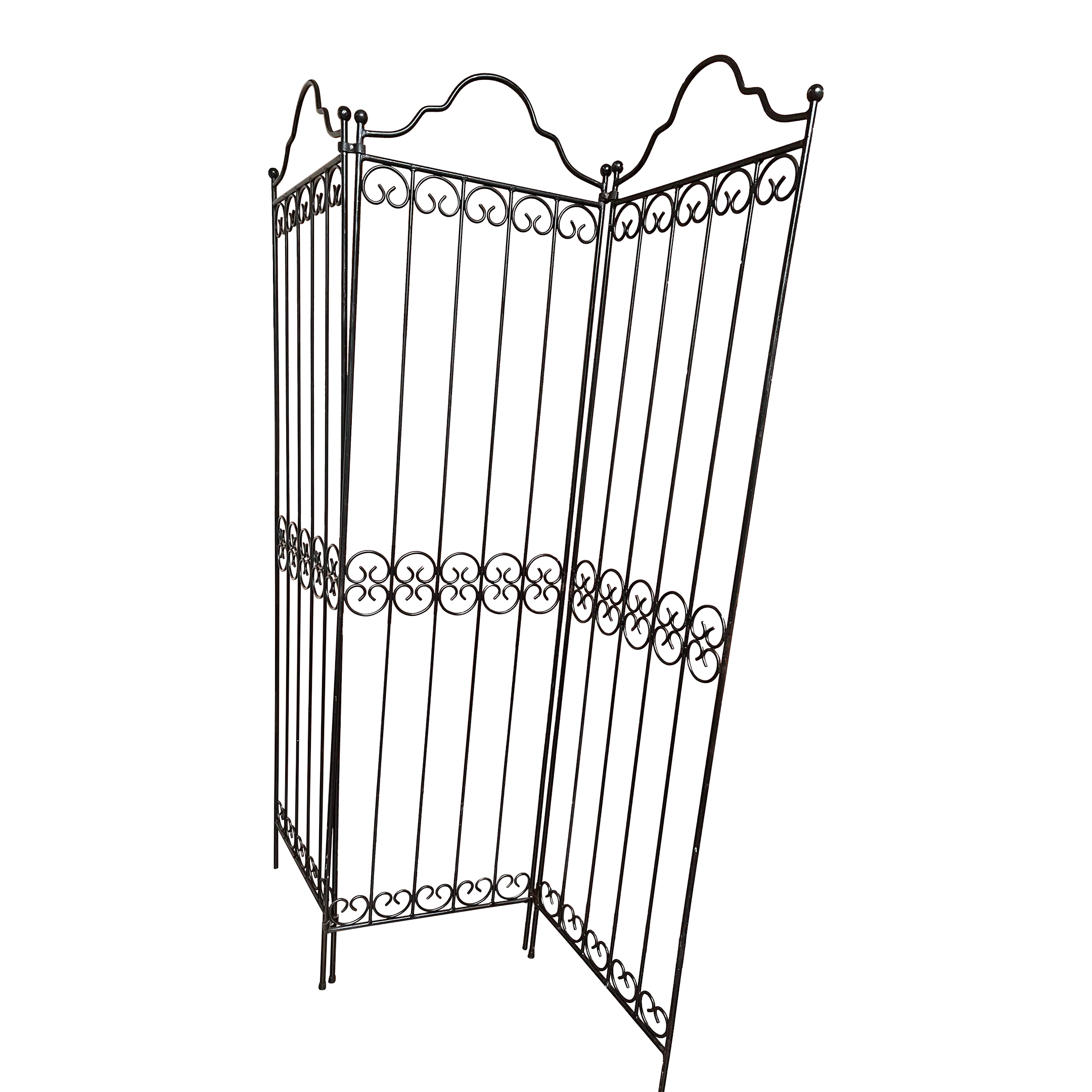 Vintage Wrought Iron Room Divider | Chairish