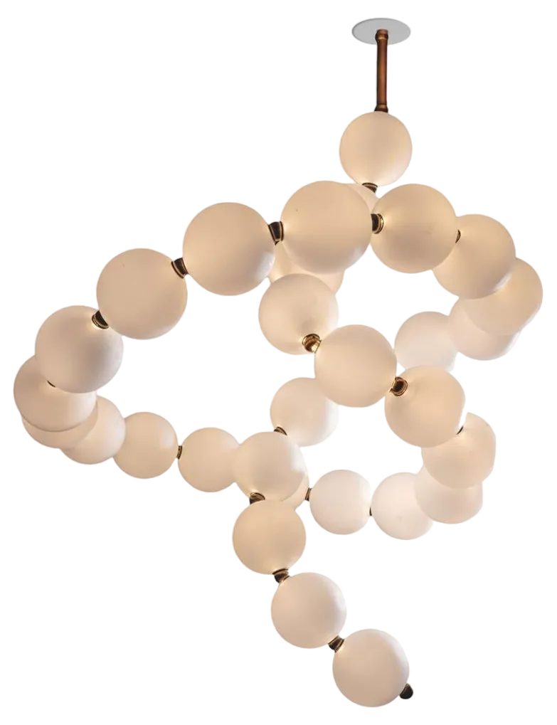 Pearls Ceiling Lamp by Ludovic Clément for Armont | Chairish