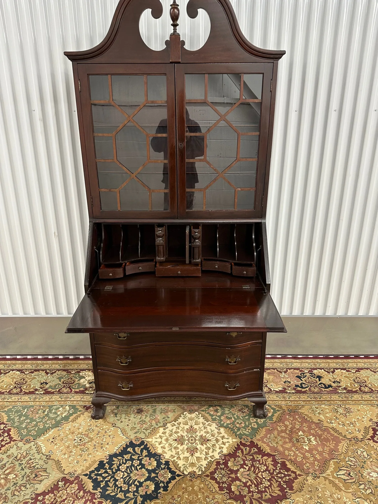 Tall secretary desk store