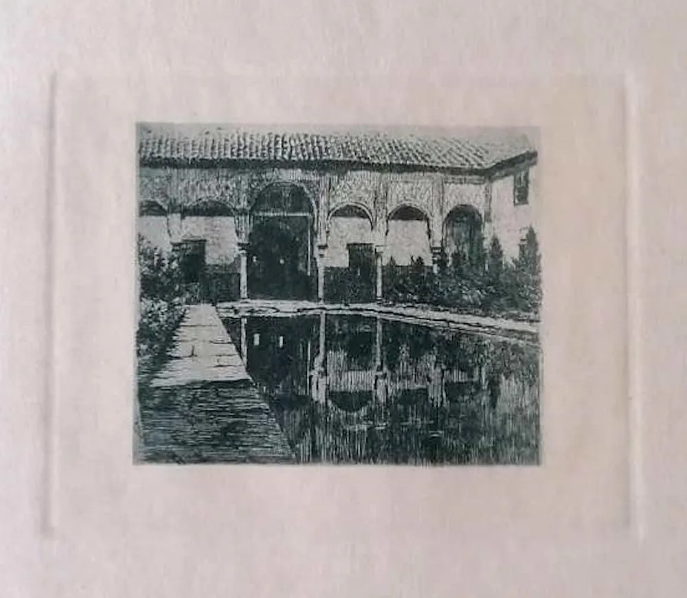 Luca Beltrami - Certosa - Original Etching on Paper - 1884 | Chairish
