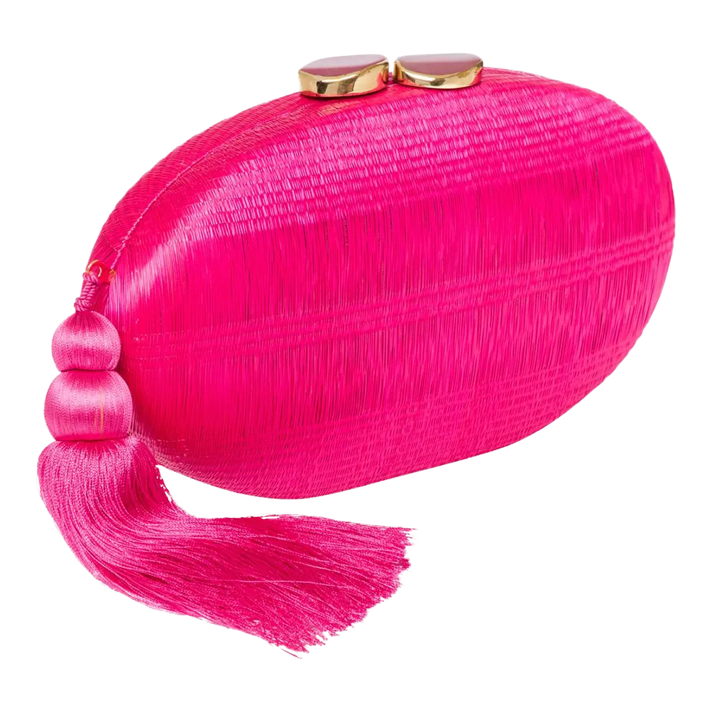 Joanna Fuchsia Ellipse Clutch - Great Gifts Club