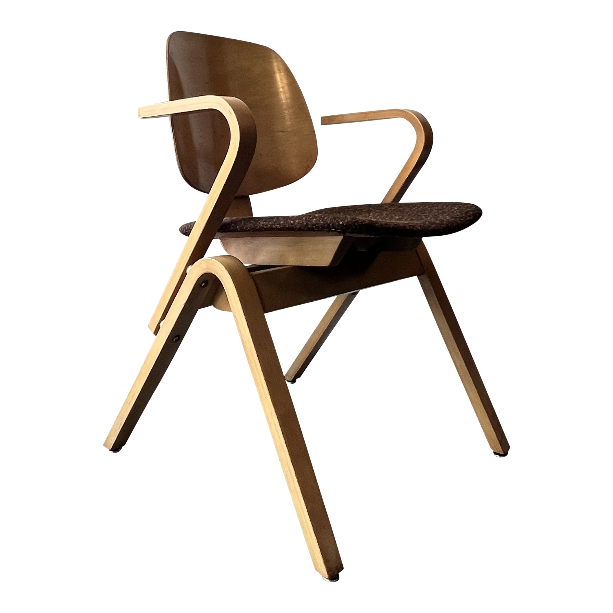 1950s Bent Plywood Chair by Joe Atkinson for Thonet Chairish