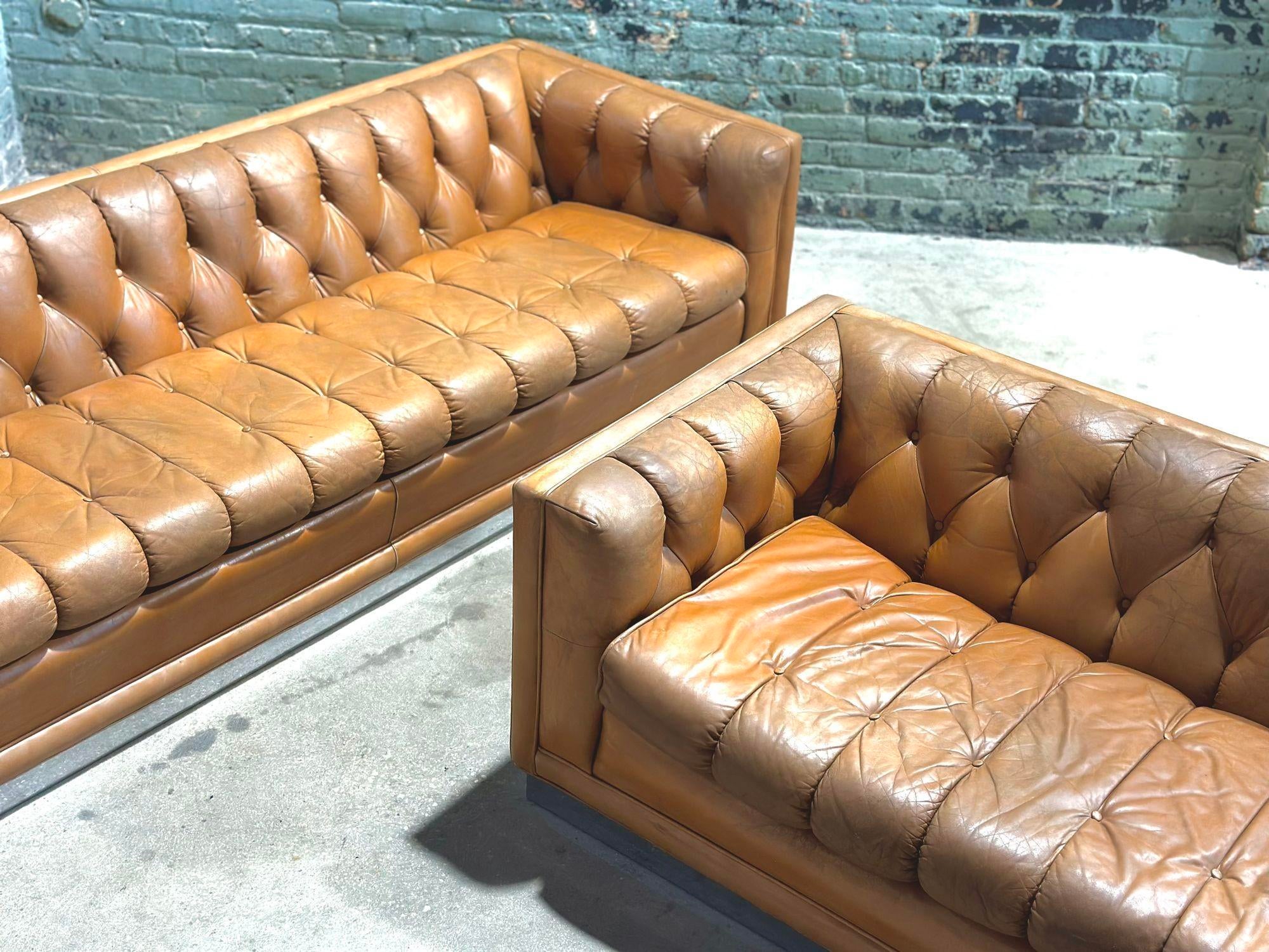 Mid century chesterfield sofa store