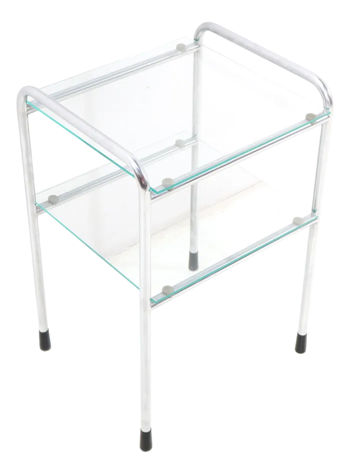 Art Deco Model 510 Side Table in Chrome by W.H. Gispen, 1955 | Chairish