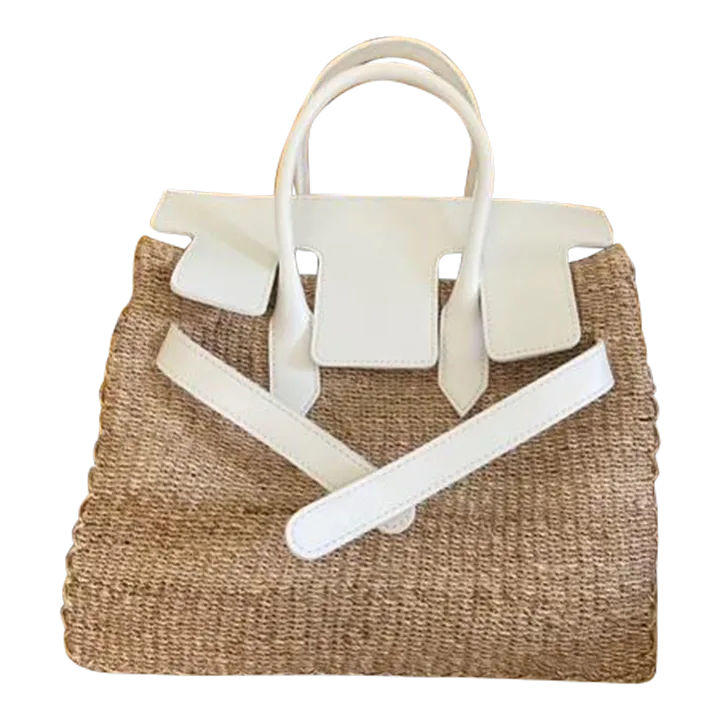 Seagrass Kelly Large Chalk Bag | Chairish