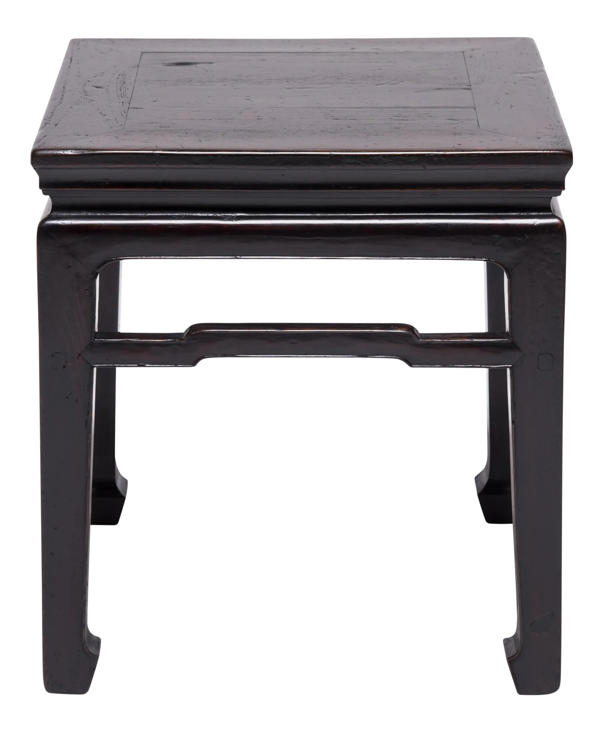 Early 20th Century Chinese Feng Deng Table With Hoof Feet | Chairish