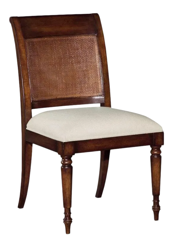Modern Brown Birch Side Chair | Chairish