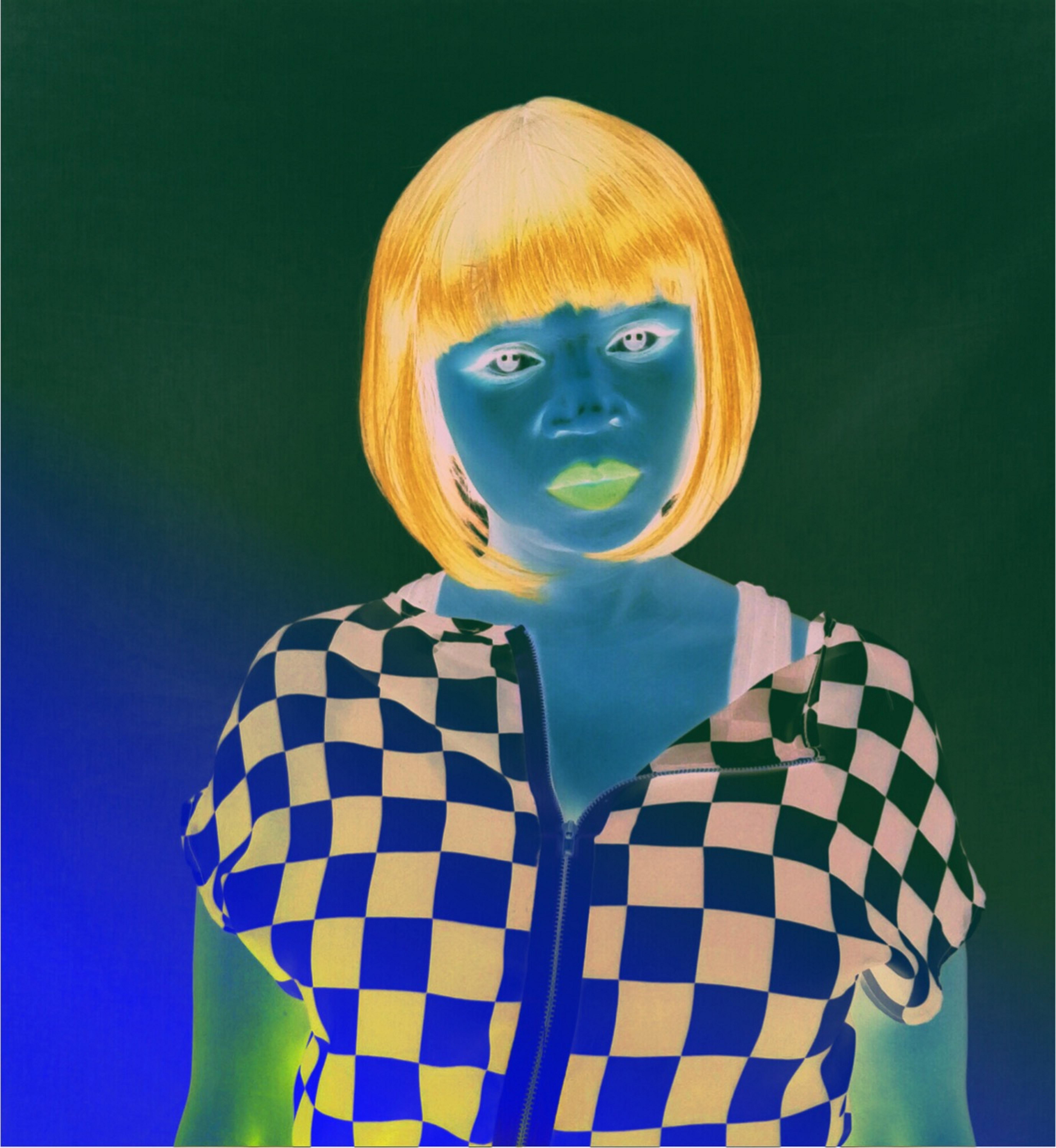 Bob Gurl #2 Neon Art Print by Suga Lane | Chairish