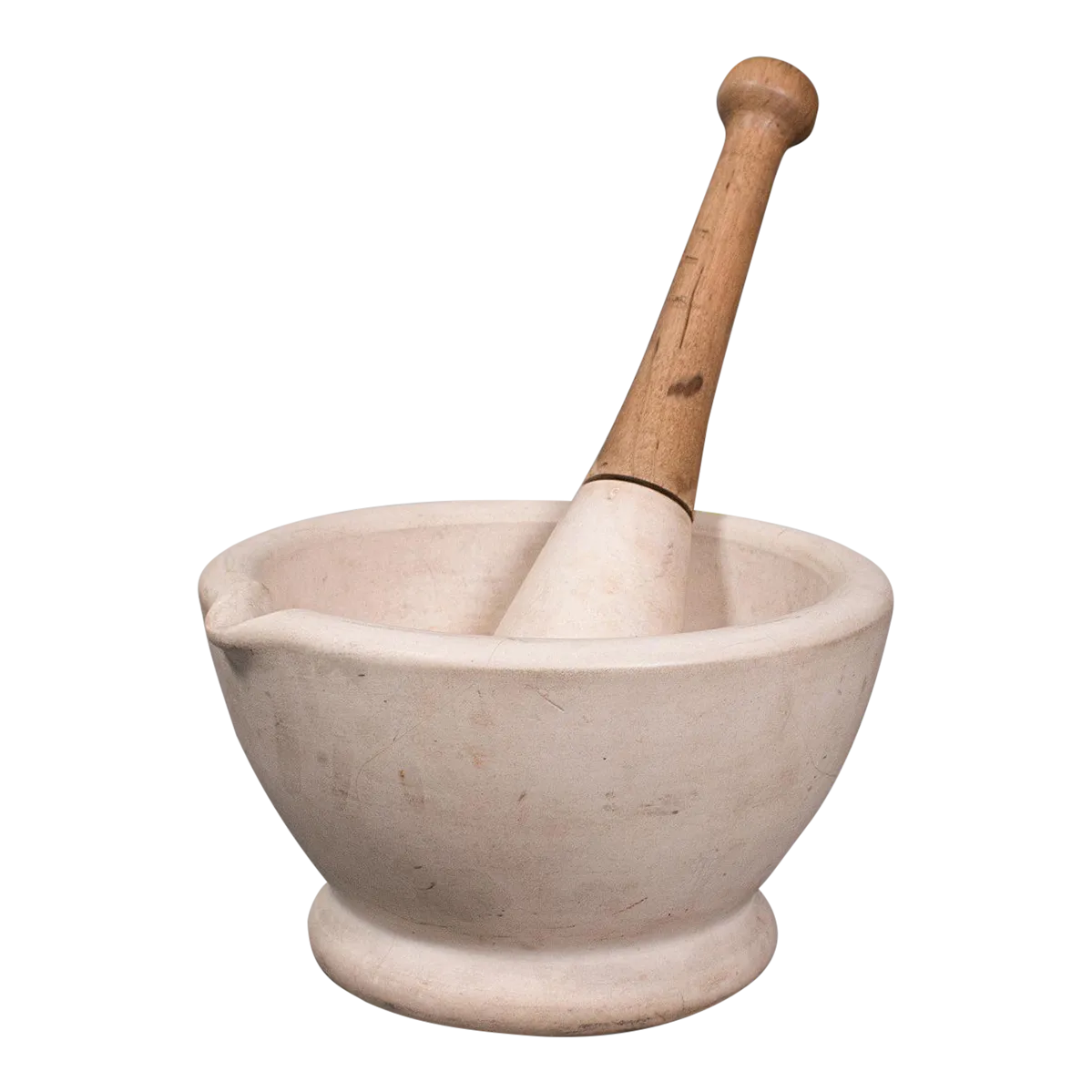 1900s Antique Victorian English Ceramic Mortar and Pestle | Chairish