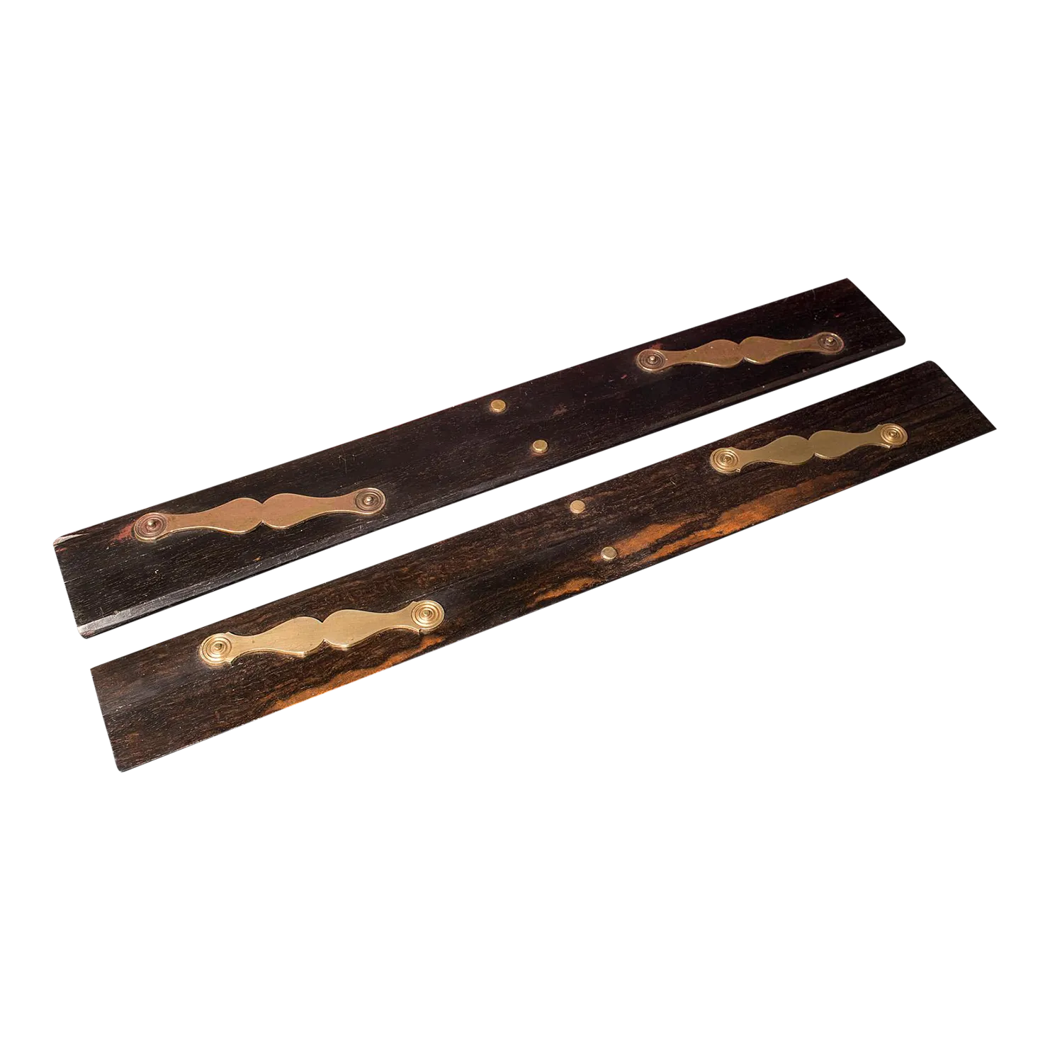 1900s Victorian Pair of English Antique Parallel Rulers, Coromandel ...
