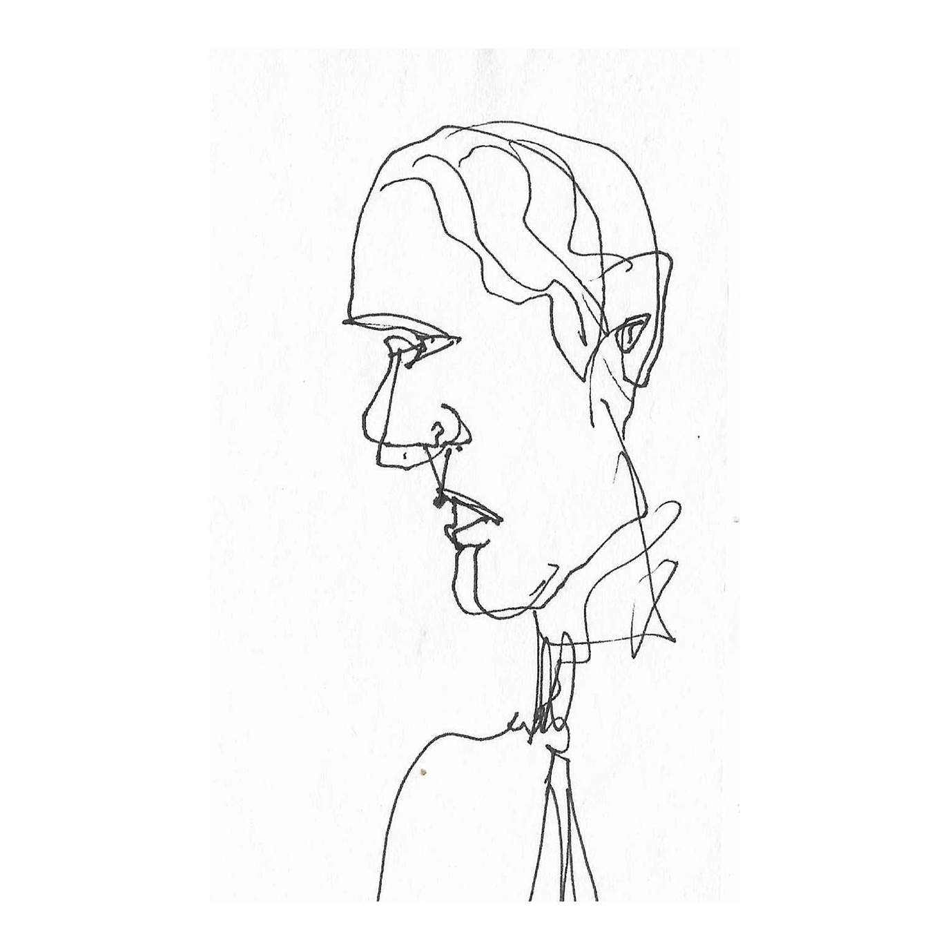 1990s Jim Guest Portrait of a Man | Chairish
