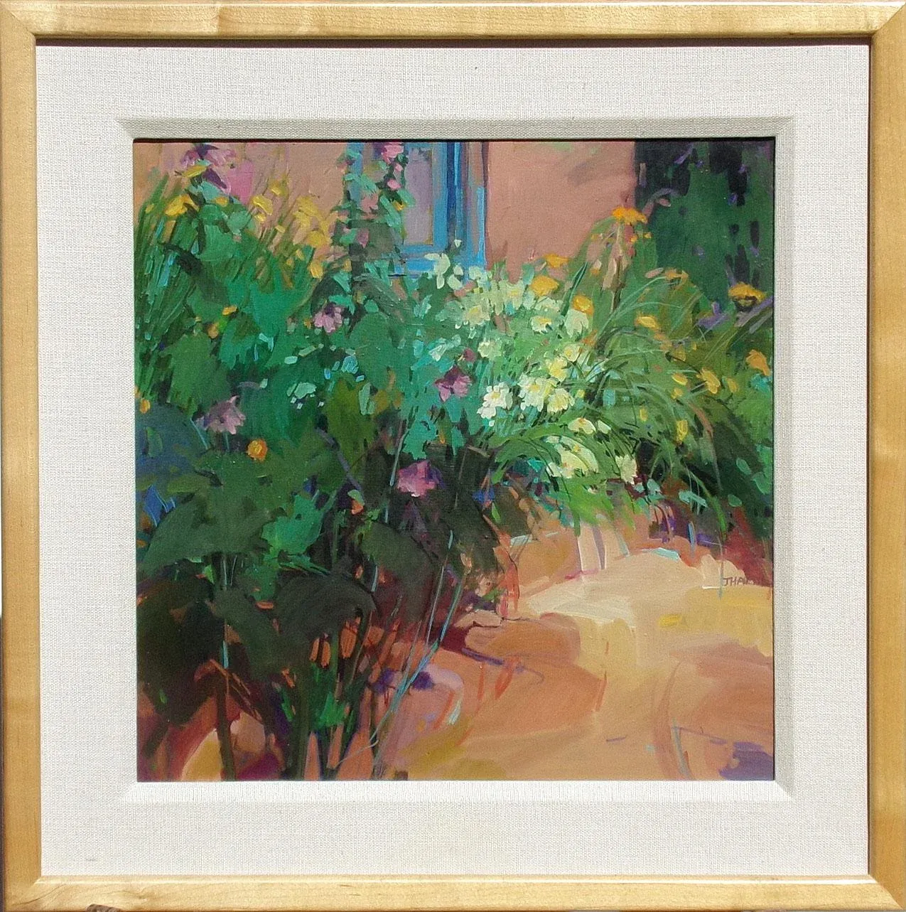 Joyce Hamil "Autumn Garden" Floral Hand Signed Original Oil Painting on ...