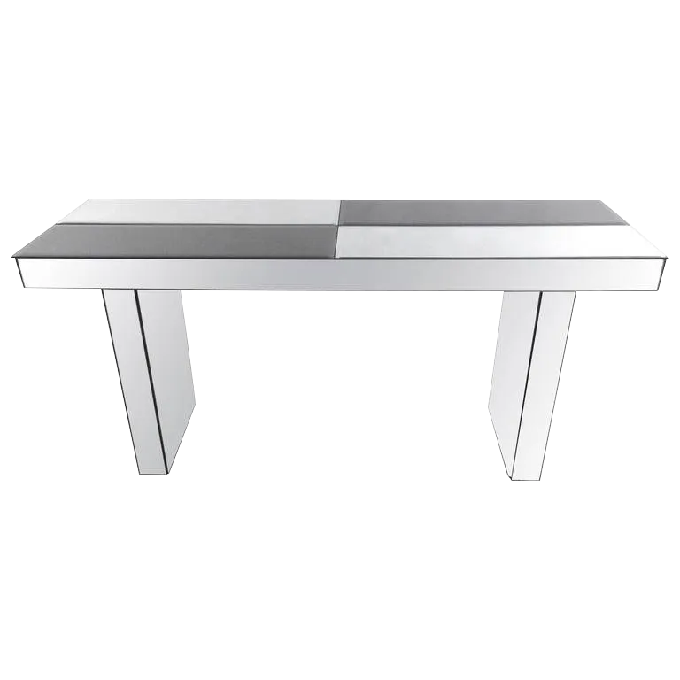Mid-Century Modern Mirrored Console Table | Chairish