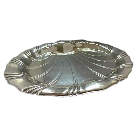 Silver Plate Shellfish Platter | Chairish