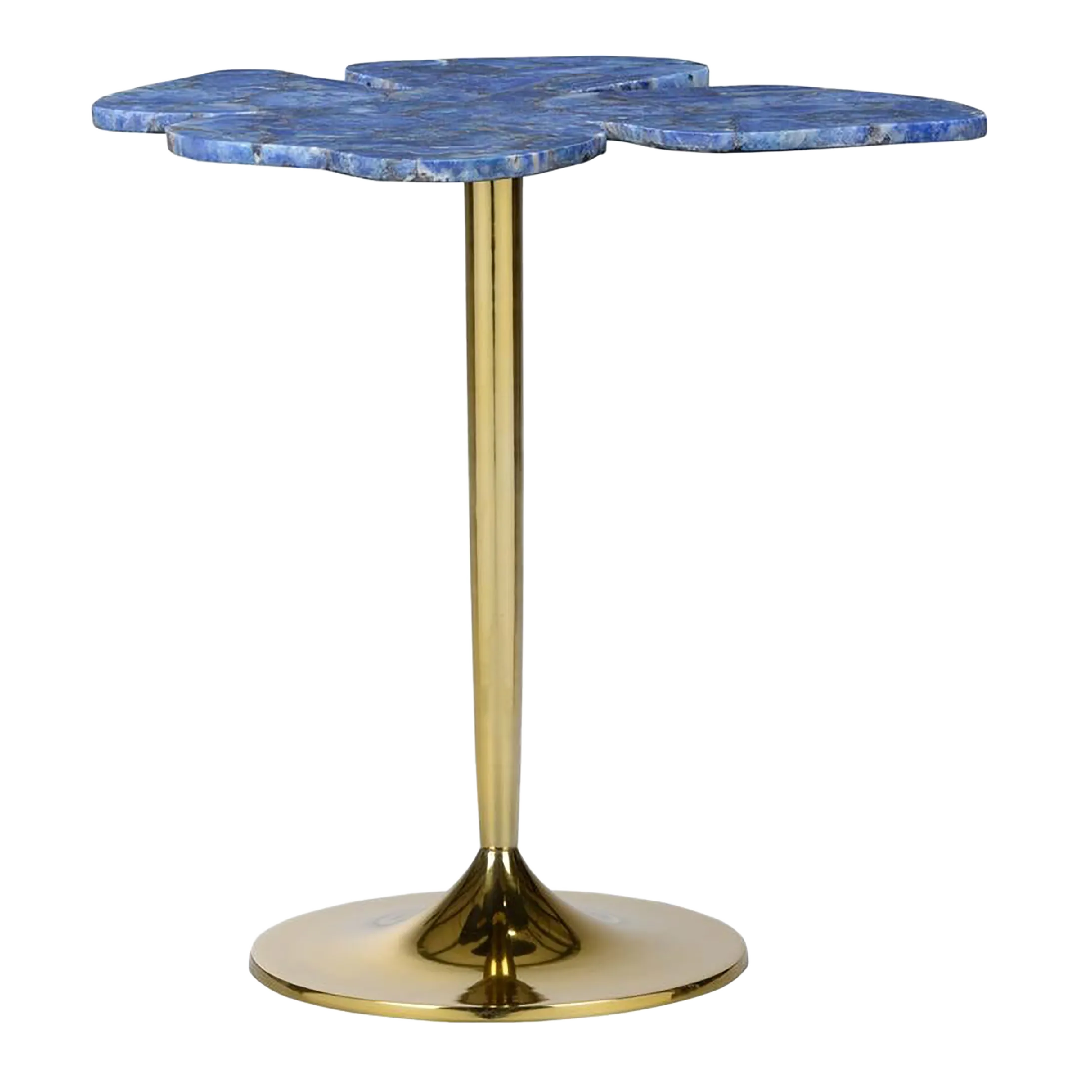 Petal Side Table - Blue | Chairish