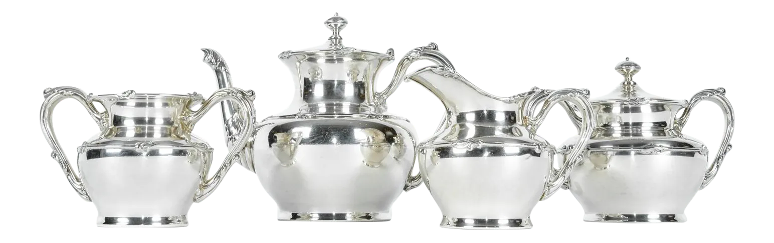 Antique Silver Plate Tea Service | Chairish