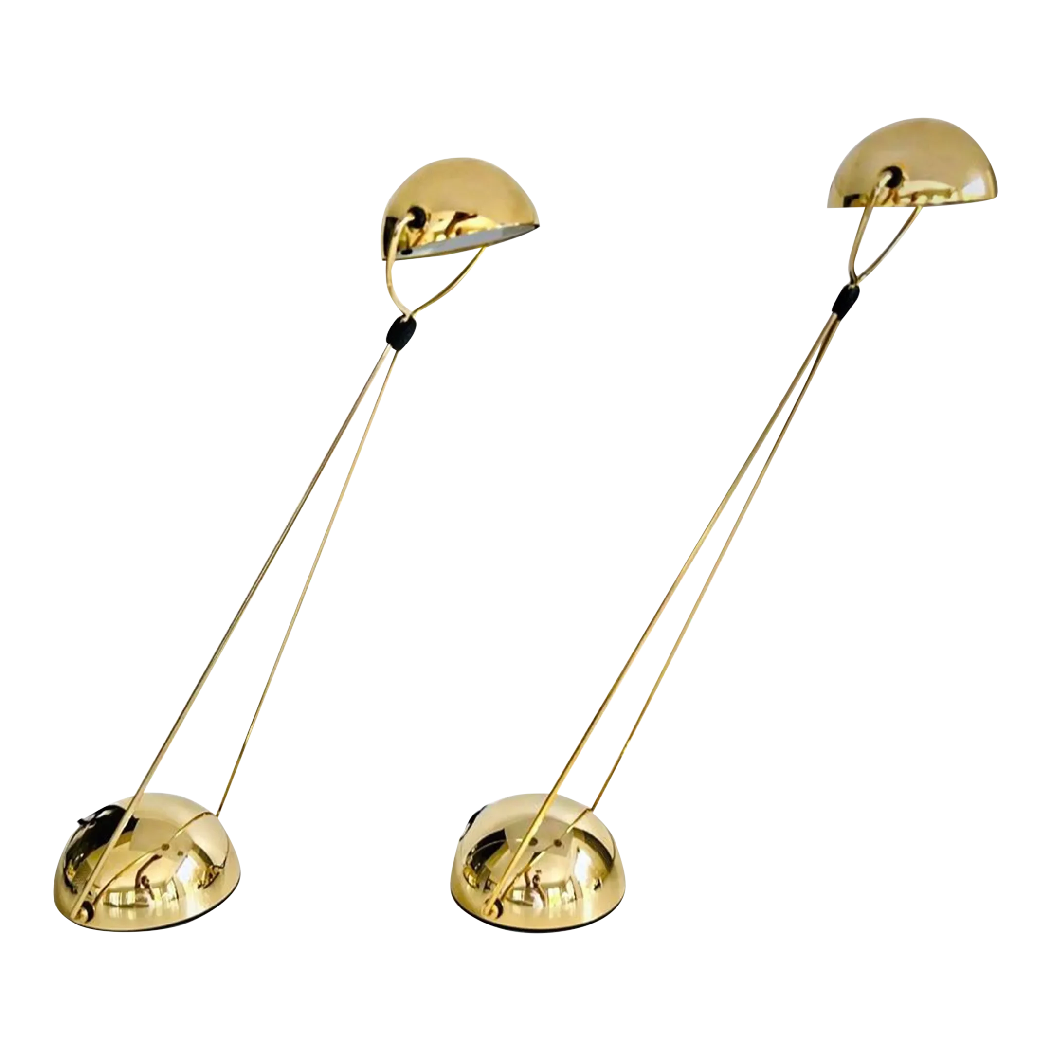 1980s Stefano Cevoli, Italian Modern Minimalist, ‘Meridiana’ Gold ...