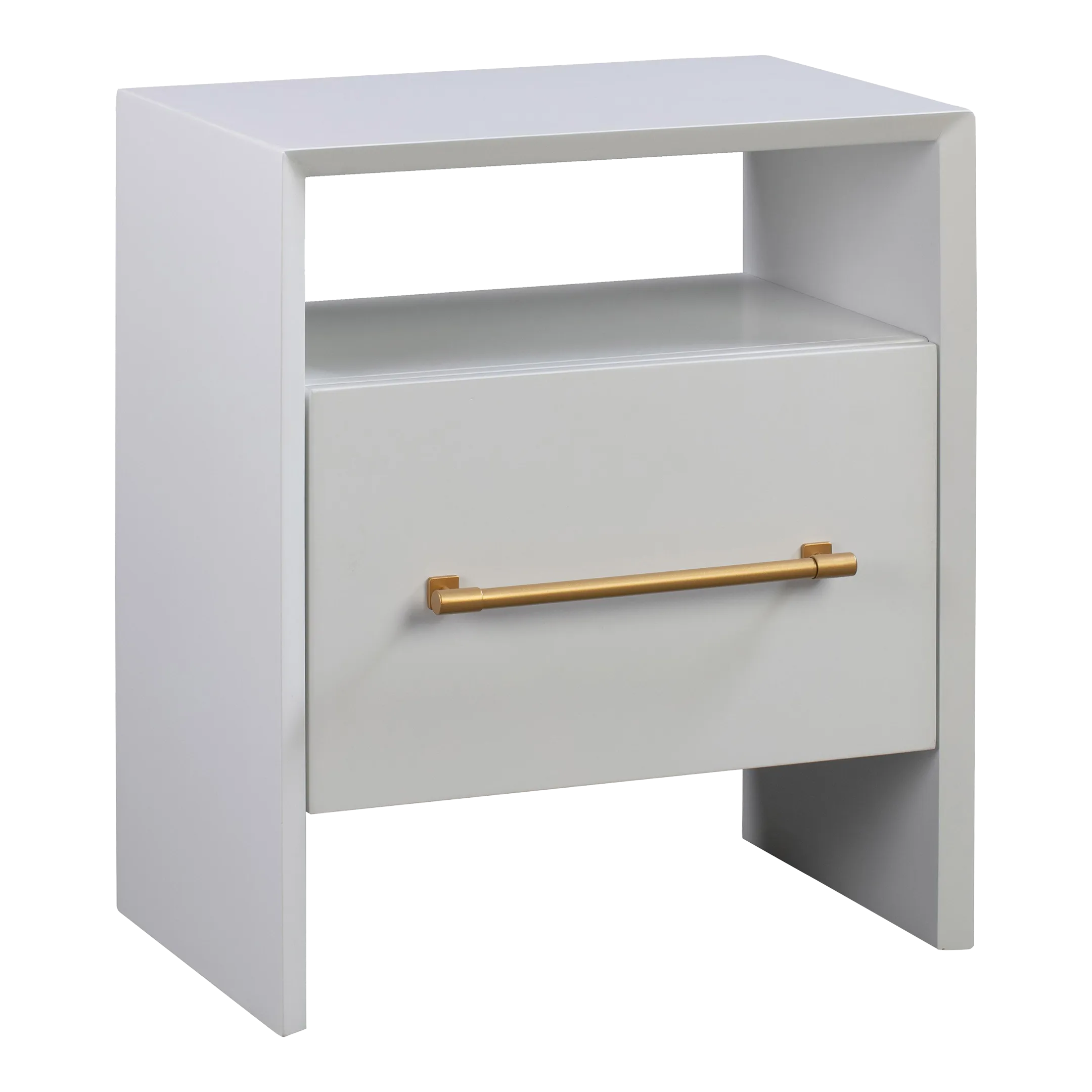 Libre White Nightstand | Chairish