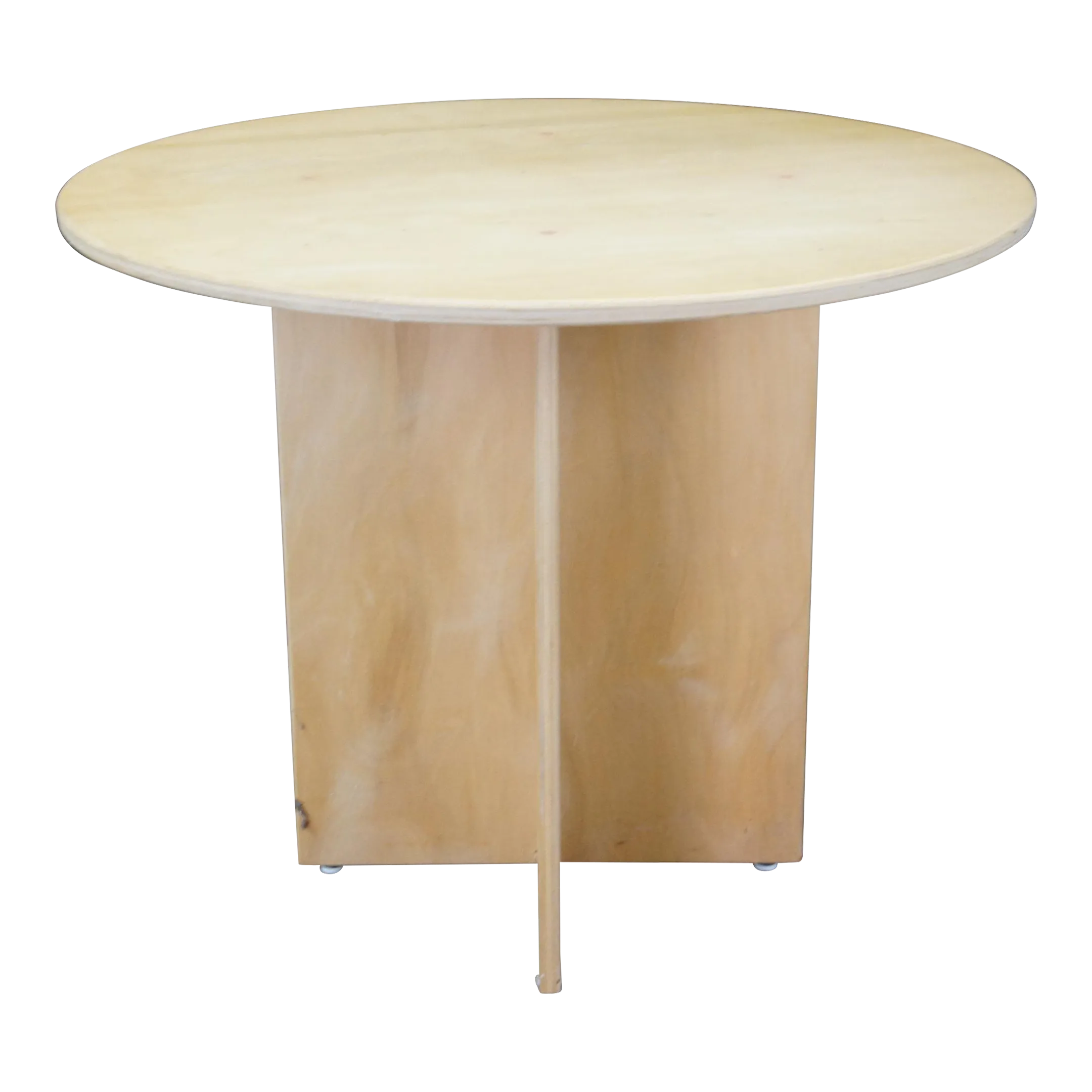 Mid 20th Century Vintage Round Mdf Side Accent Dining Table | Chairish