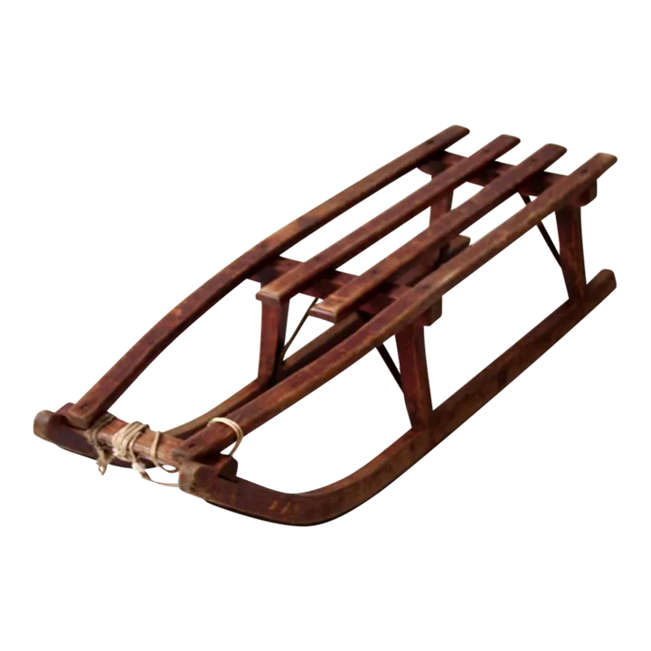 Antique Primitive Sled | Chairish