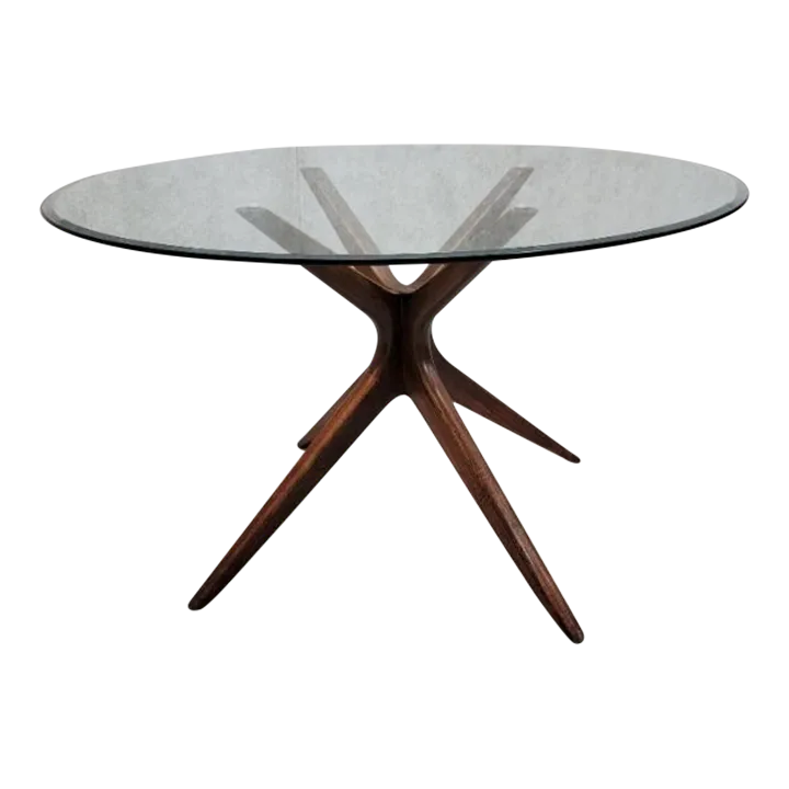 Mid 20th Century Mid Century Modern Sculptural Walnut "Jack's" Dining ...