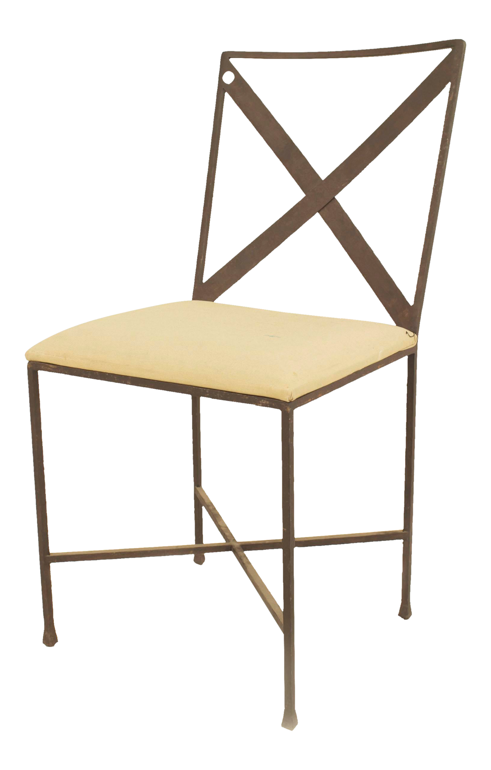 Set of American Mid-Century Steel Frame Chairs | Chairish