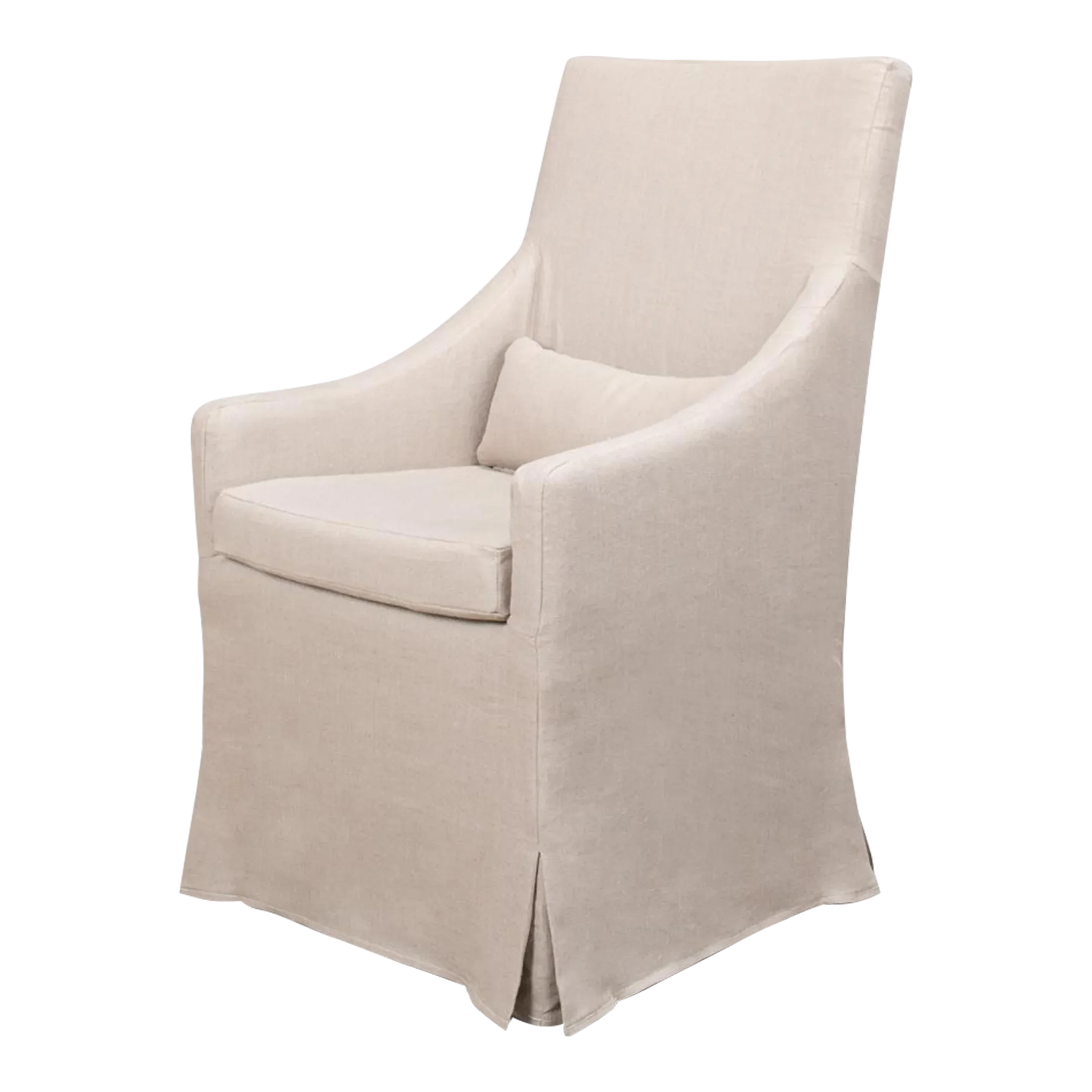 Linen Dining Chair | Chairish