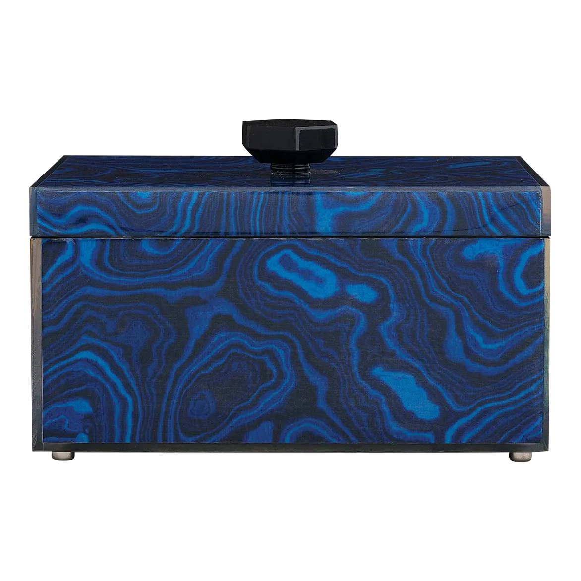 Malachite Blue Box | Chairish