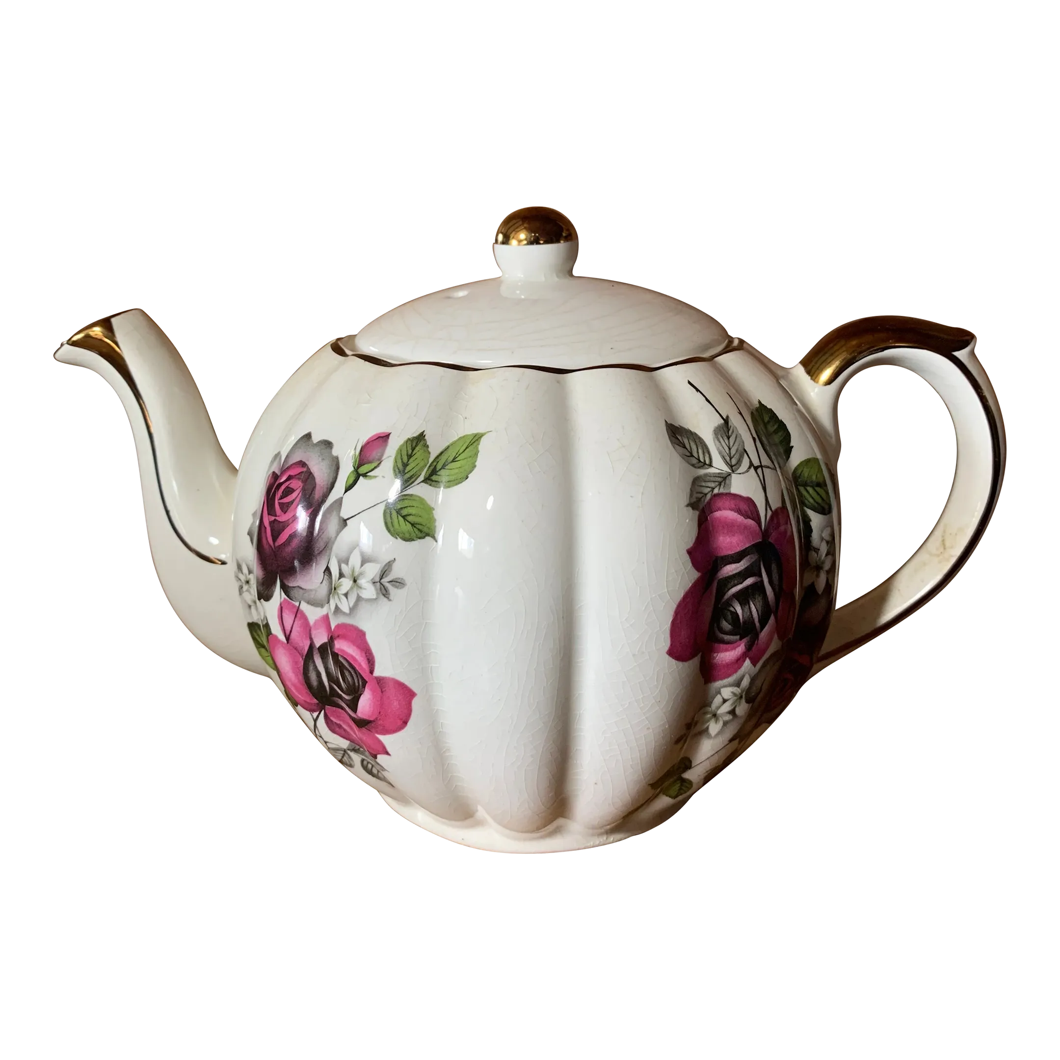 1960s Gibsons Staffordshire England Tea Pot | Chairish