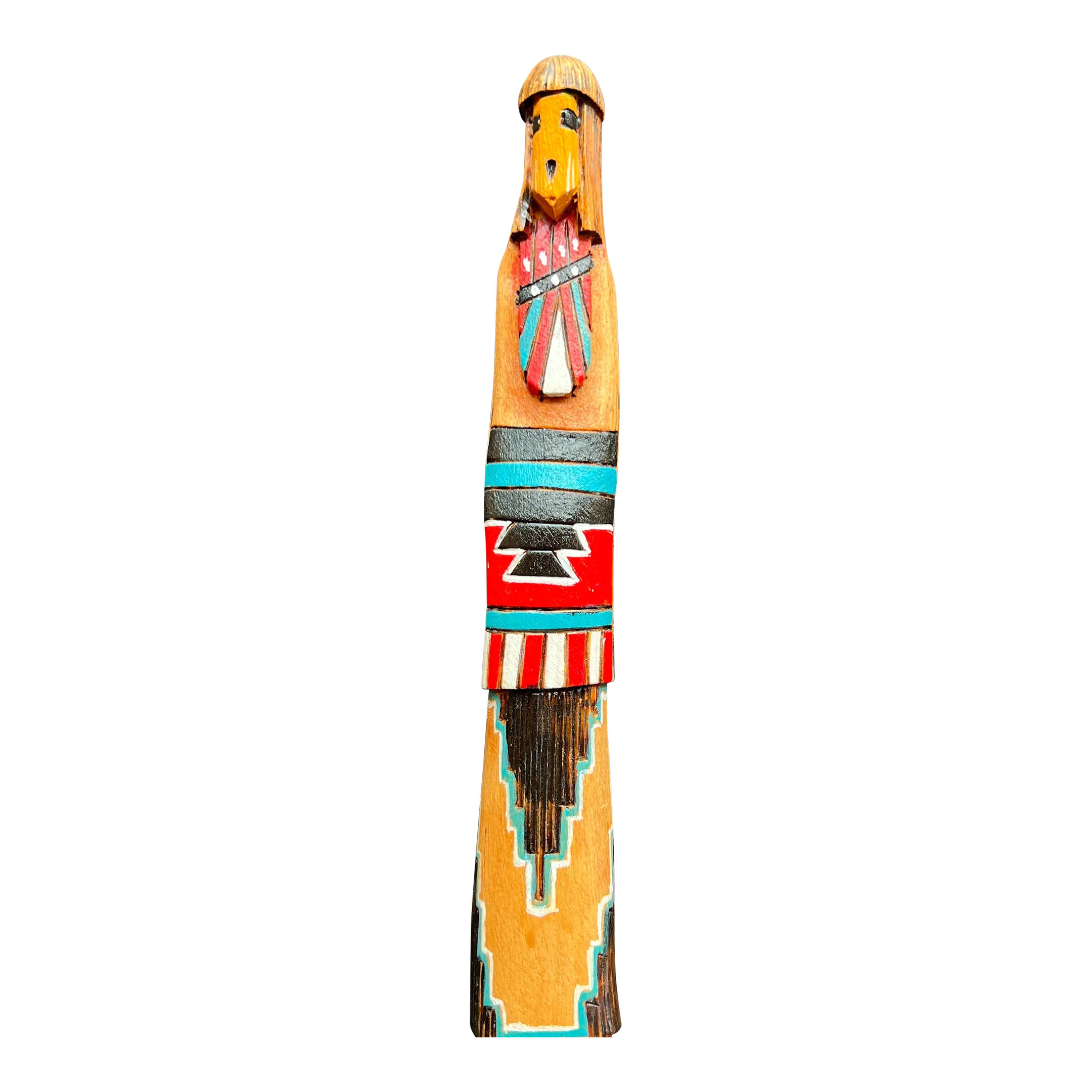 Native American Hopi Kachina Style Spider Woman | Chairish