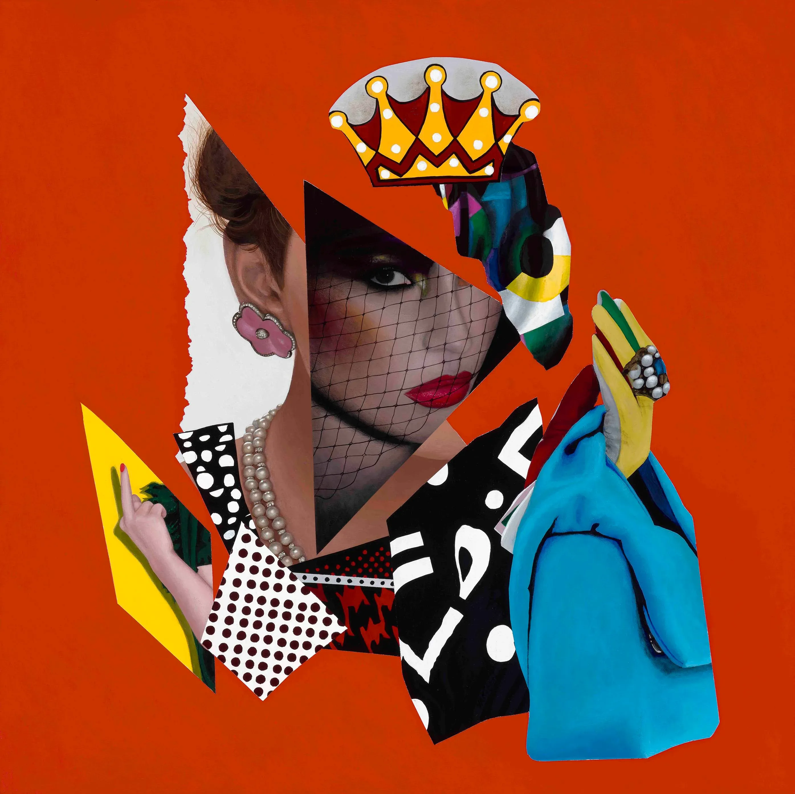 "A Bit of a Drama Queen" Acrylic on Wood Original Art by Vakseen | Chairish