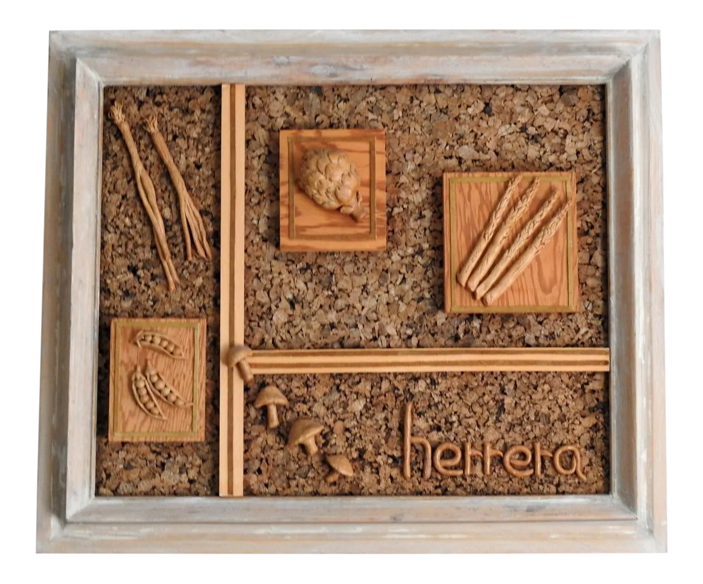 Modern Farmhouse Kitchen Wall Sculpture Decor | Chairish