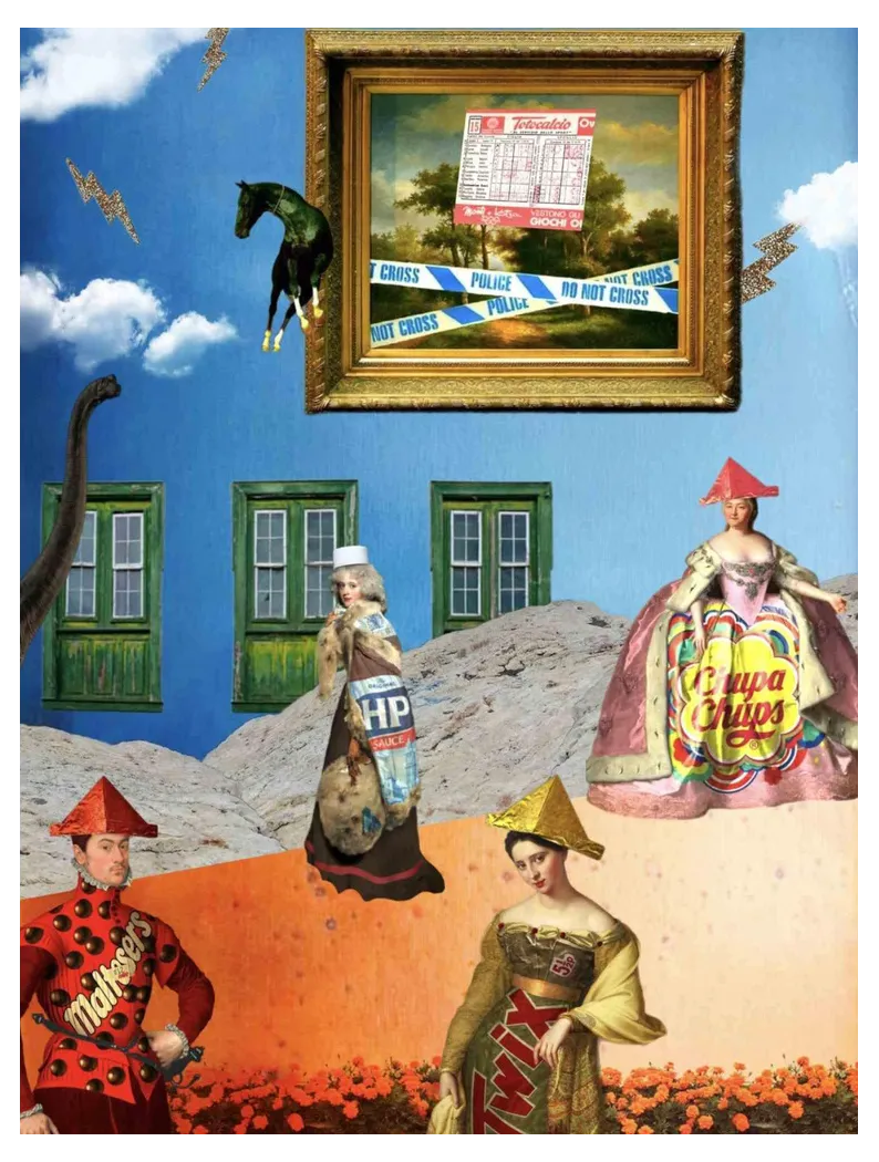 Chiara Santoro, Candy, Digital Collage, 2023 | Chairish