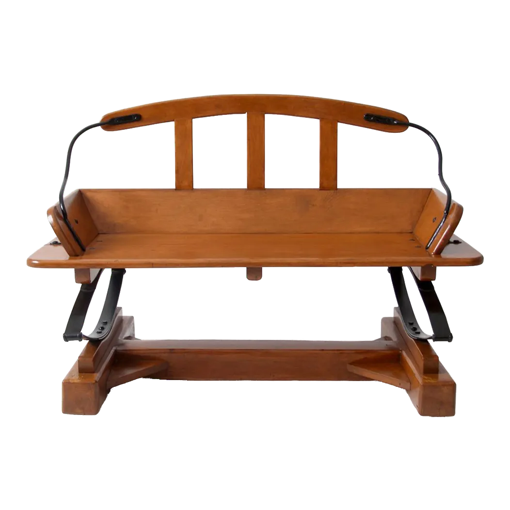 Vintage Buckboard Wagon Bench | Chairish