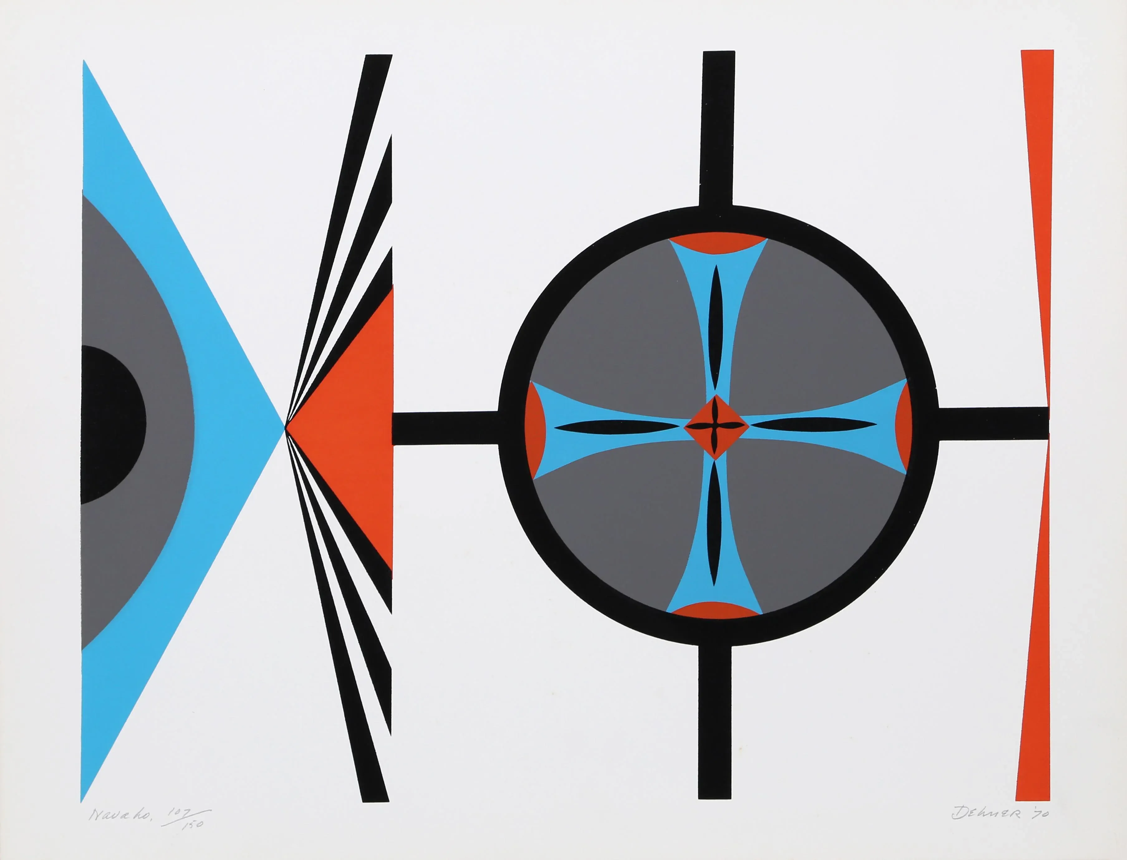 Navaho, Dorothy Dehner Screen Print | Chairish