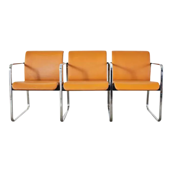 Midcentury Three Seat Tandem Chairs Peter Protzman Herman Miller | Chairish