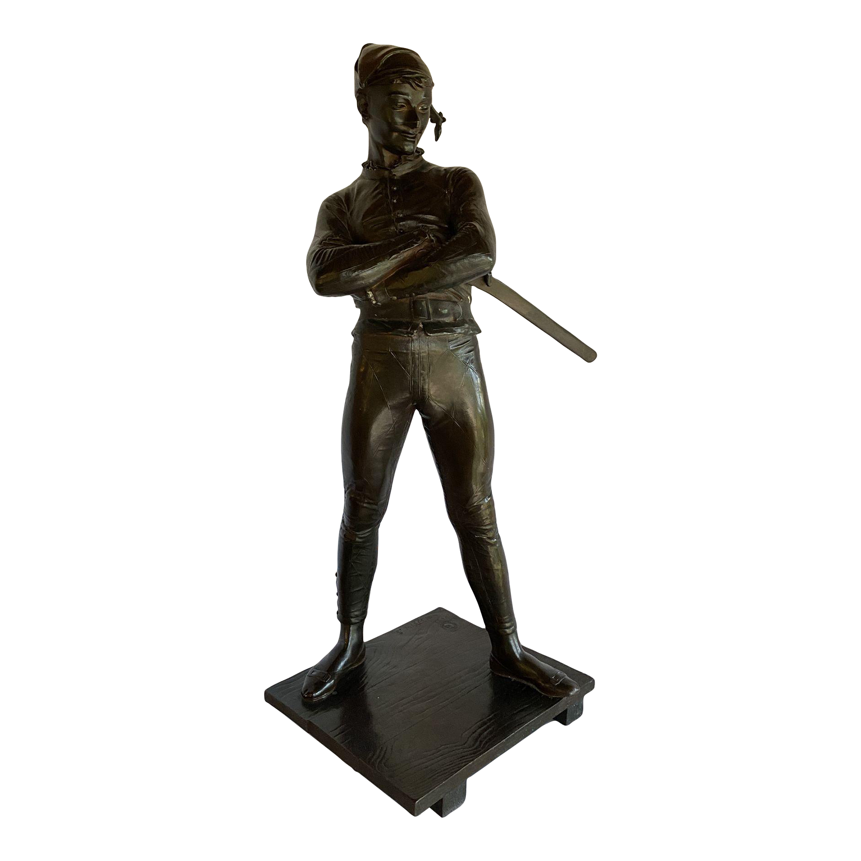 Victorian Bronze Statue of Arlequin Harlequin by René De Saint-Marceaux ...
