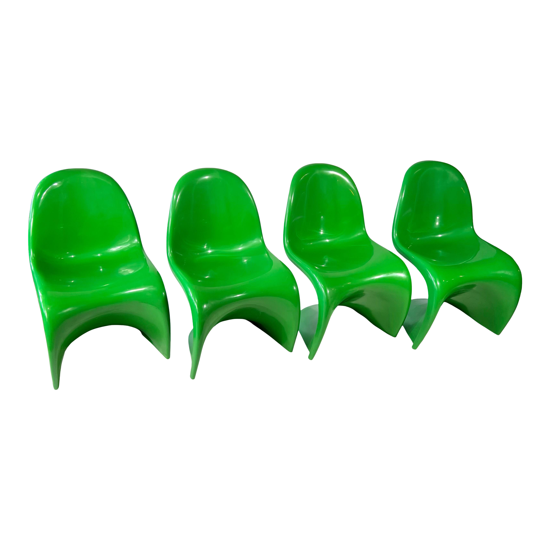 1973 Mid Century Modern Verner Panton for Herman Miller Green Panton ...