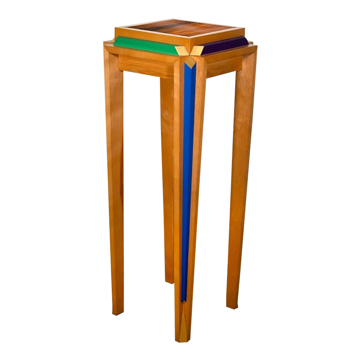 Ralph Rye Variations Sculptural Plant Stand Signed Postmodern Hand ...